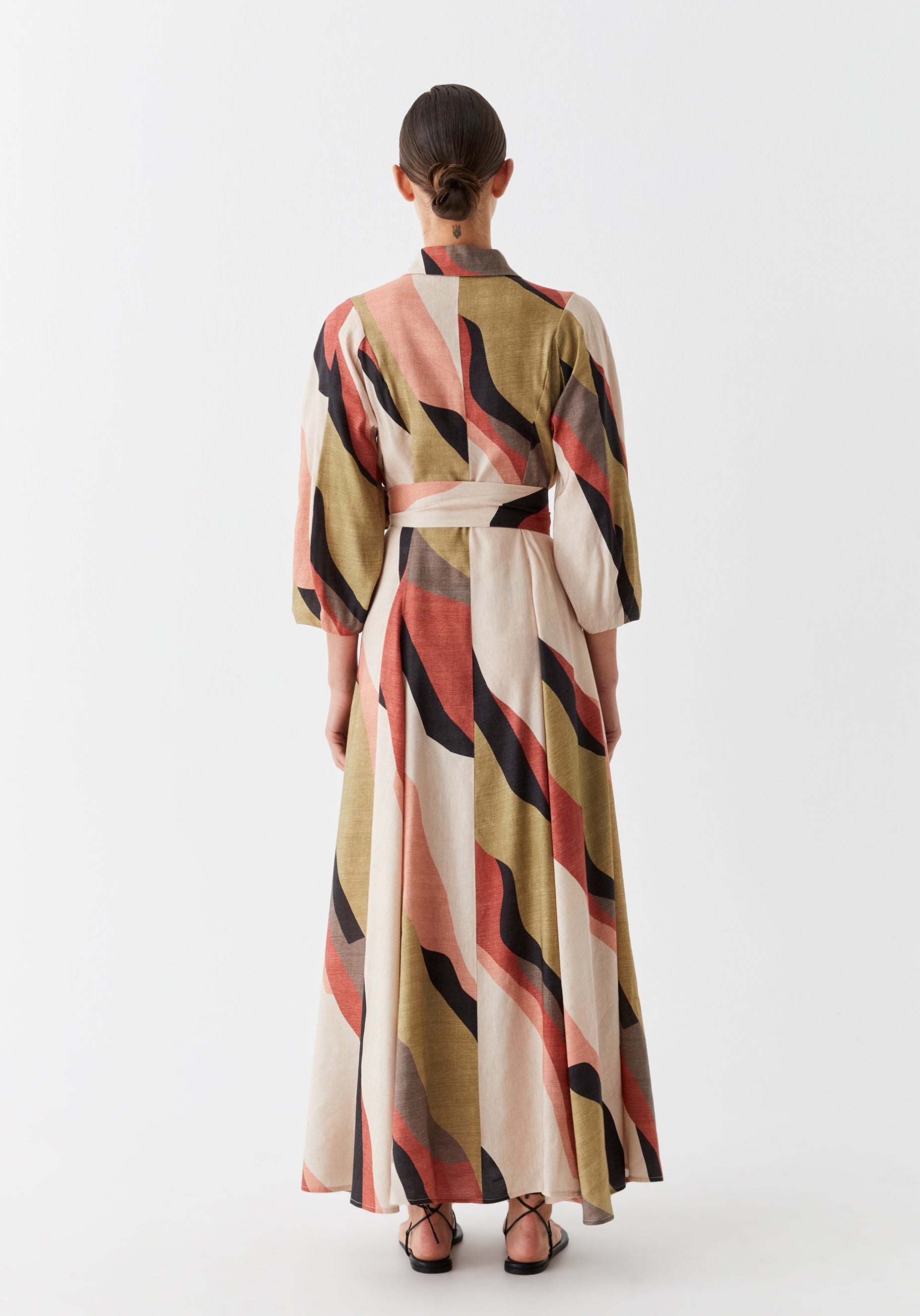 Freya Shirt Dress Print – Morrison