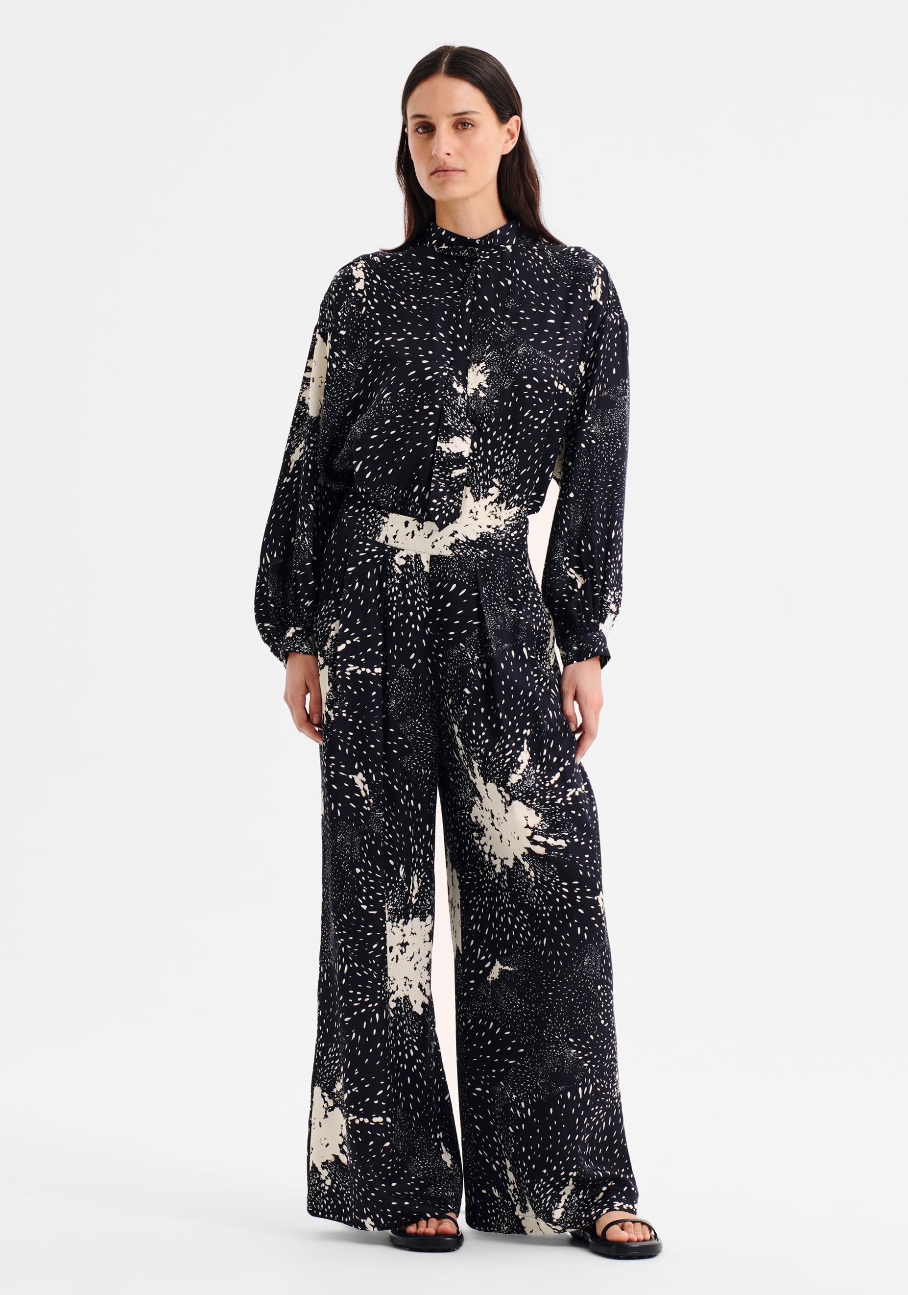 Florian Pant_Black Print – Morrison