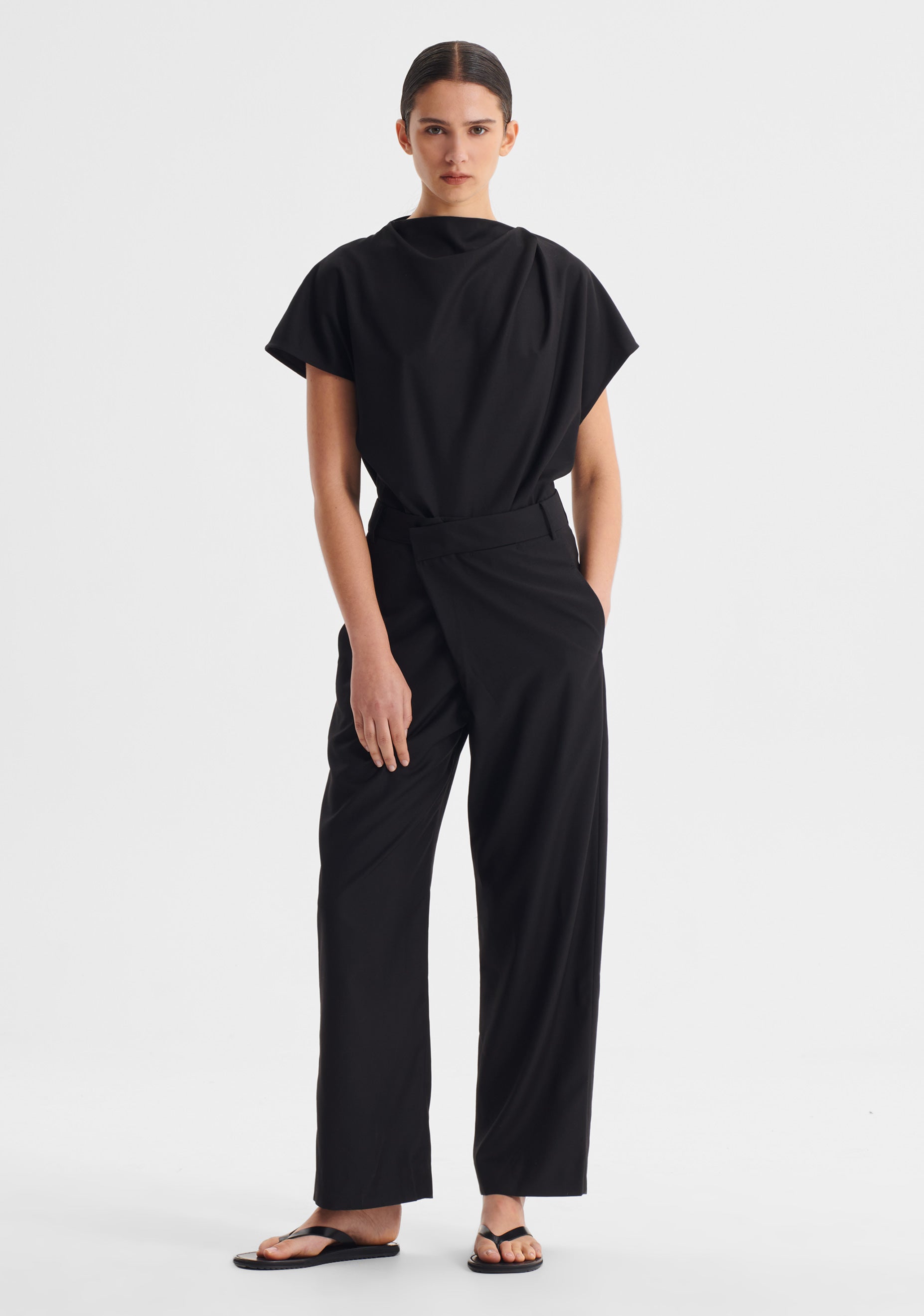 Sebastian Wrap Pant_Black – Morrison