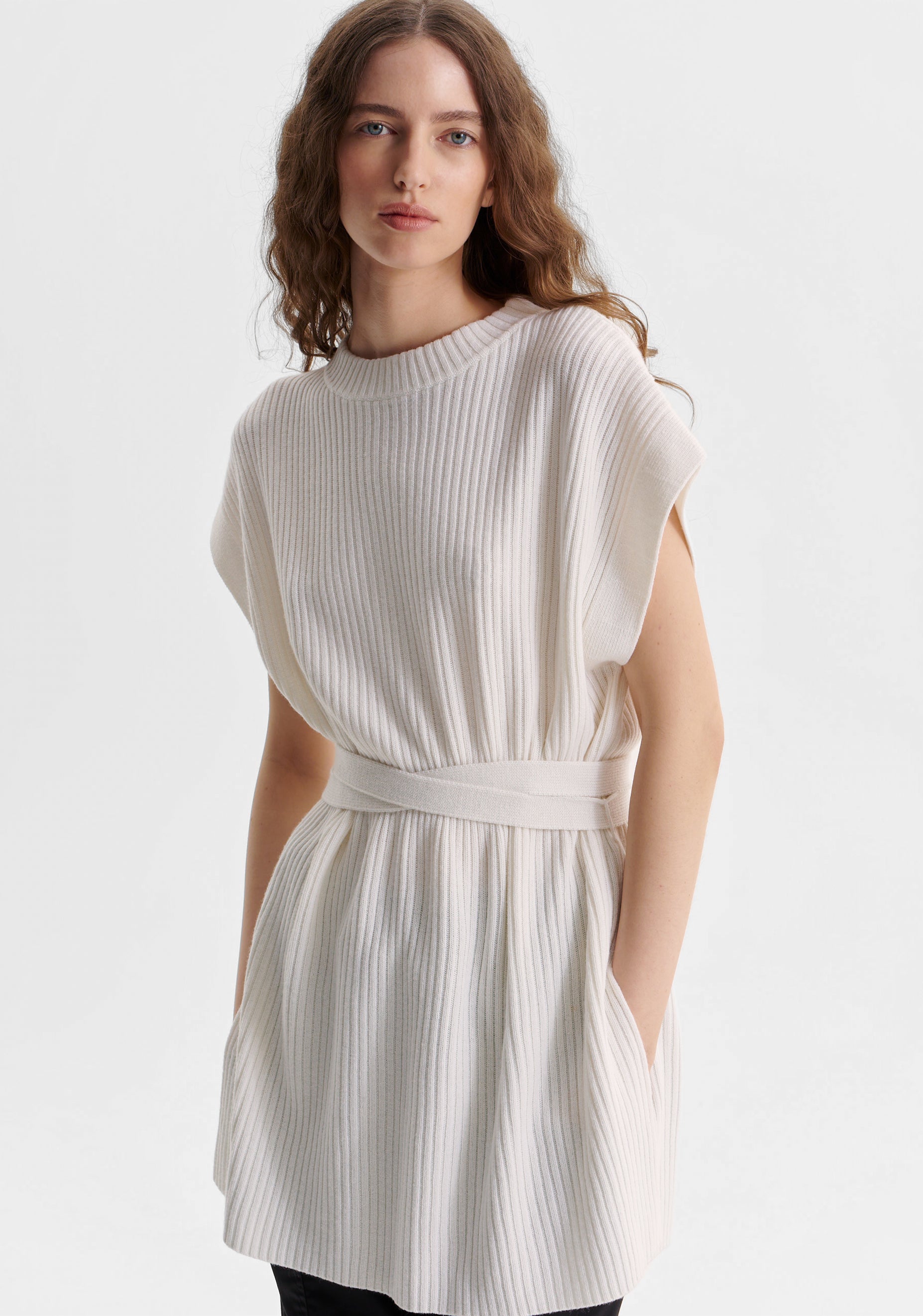 Winston Knit Tunic_Snow – Morrison