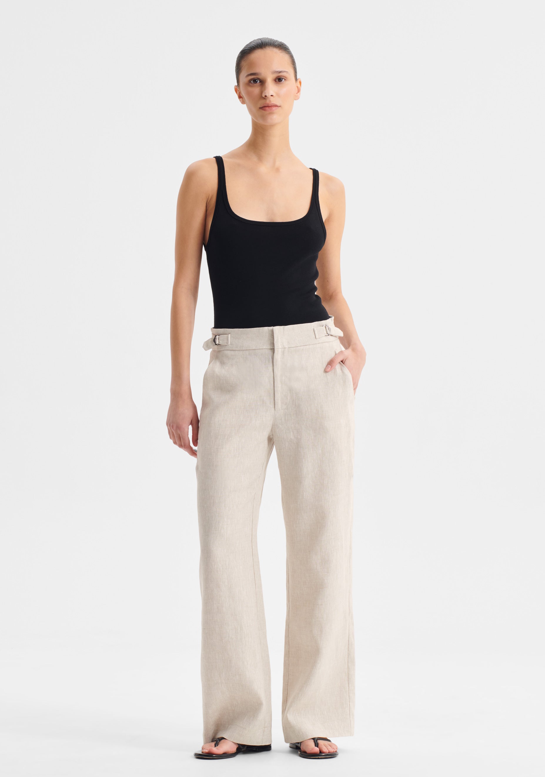 Sonny Linen Pant Natural – Morrison