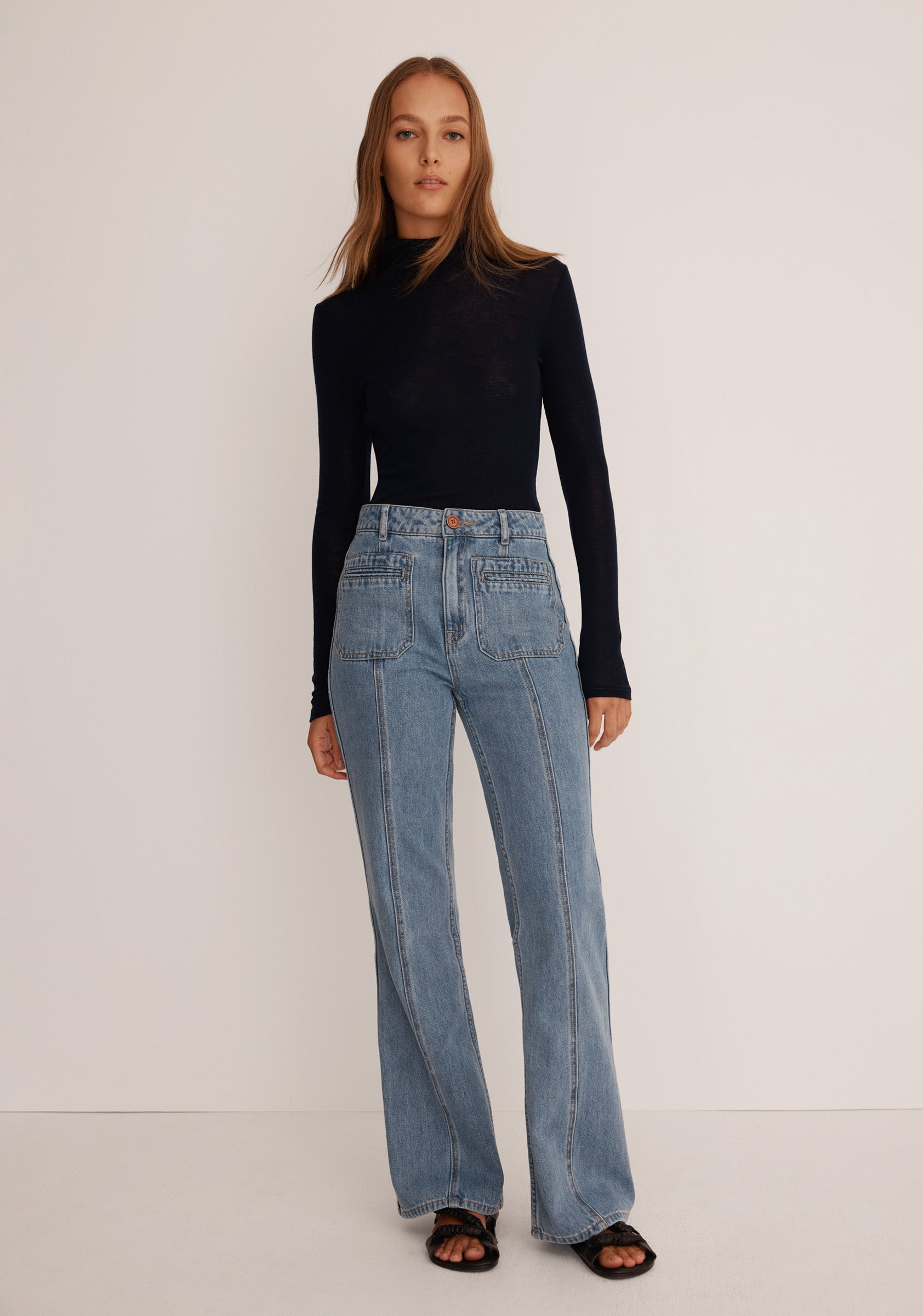 Morri Merino High Neck Black – Morrison